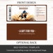 Surprise Bull Rodeo Ticket Template, Customizable and Printable Bull ...