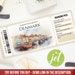 Editable Denmark Boarding Pass Template, Personalized Gift Printable ...
