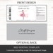 Editable Digital Ballet Ticket Gift Template for Ballet Lovers ...