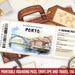 Editable Porto Boarding Pass Template, Personalized Gift Printable ...