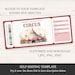 Surprise Circus Gift Certificate Template, Customizable and Printable ...