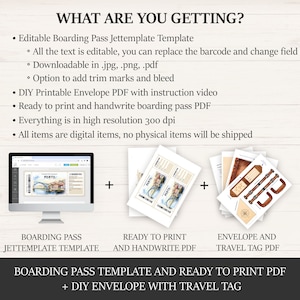 Editable Porto Boarding Pass Template, Personalized Gift Printable ...