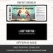 Surprise Boxing Game Ticket Template, Customizable and Printable Boxing ...