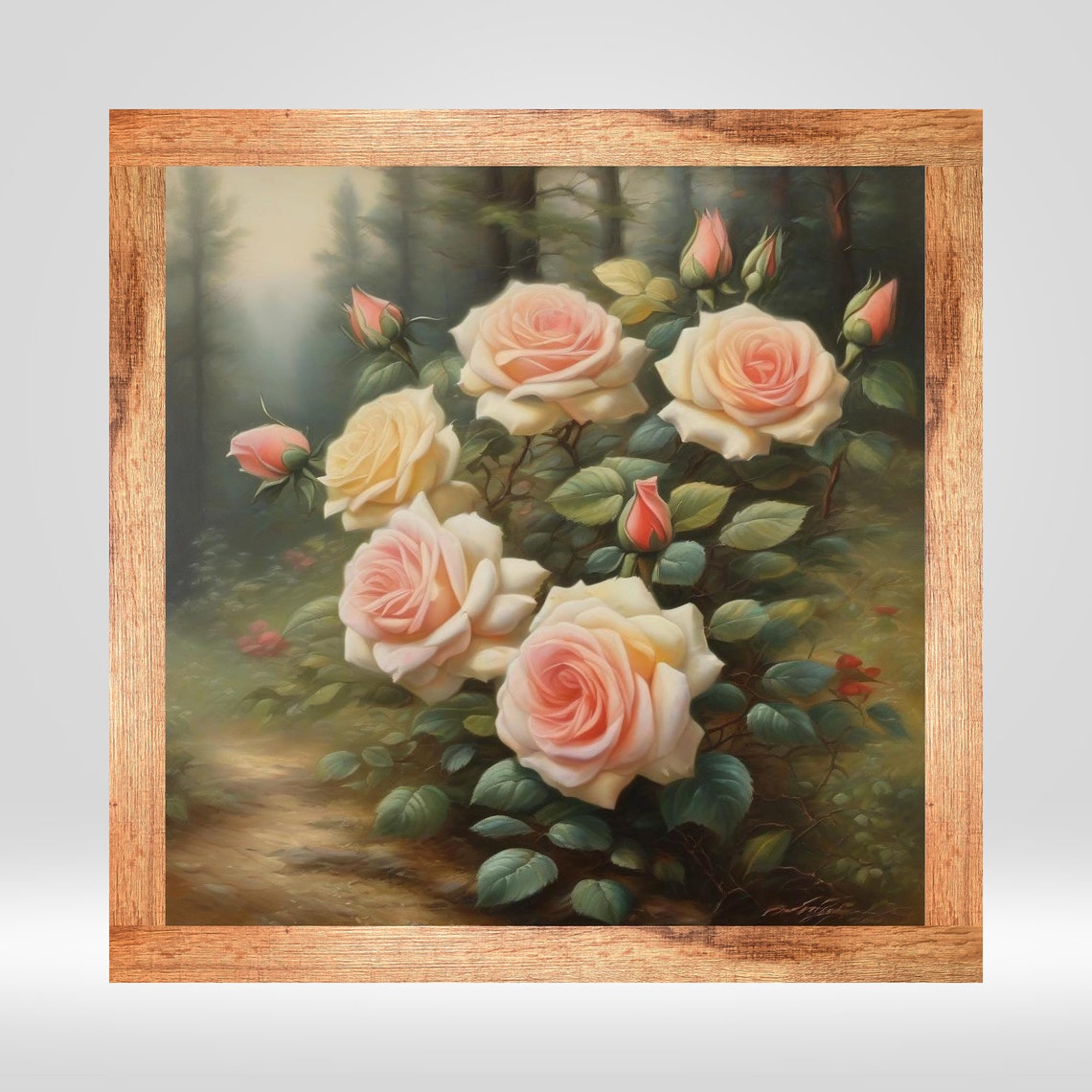 Vintage Rose Prints Set of 2 | Vintage Prints | Floral Prints | Rose ...