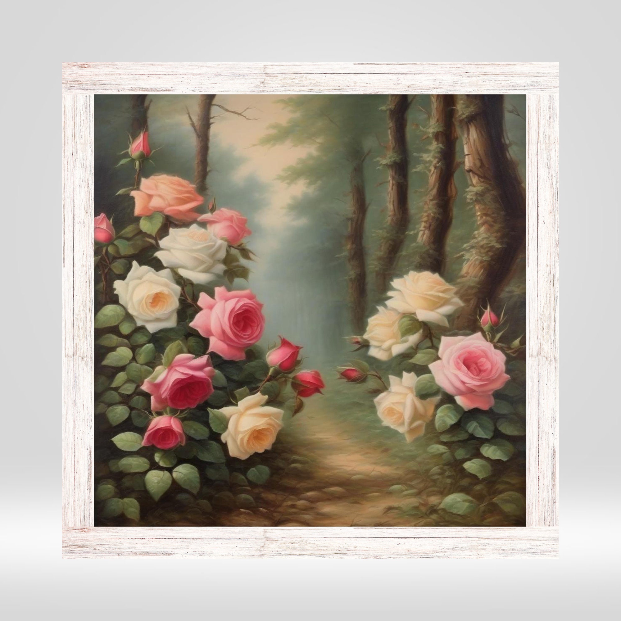 Vintage Rose Prints Set of 2 | Vintage Prints | Floral Prints | Rose ...