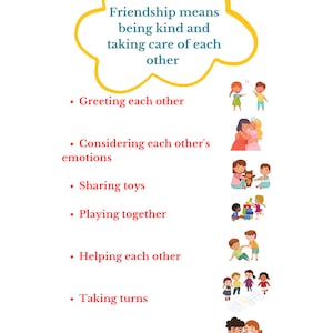 Friendship Theme Activities - Etsy