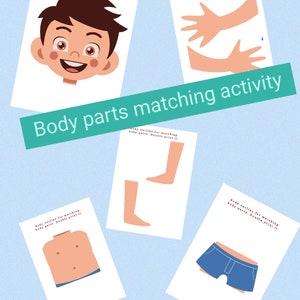 My Body Parts Preschool Activities - Etsy