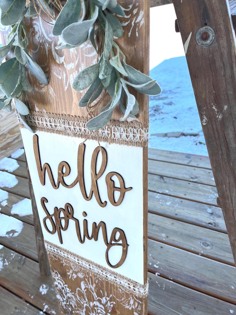 Spring Porch Leaner - Etsy