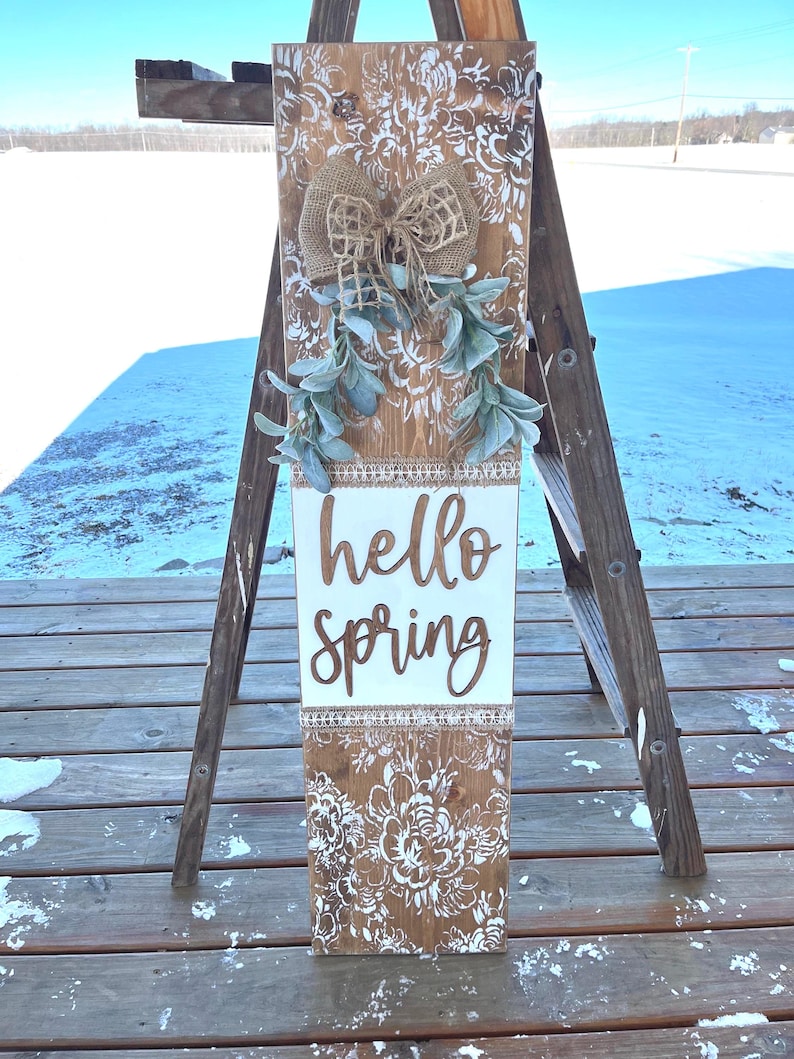 Spring Porch Leaner - Etsy