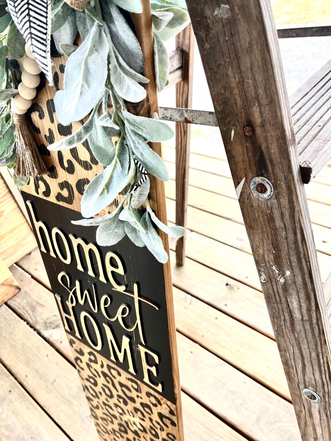 Cheetah Print Porch Leaner | Cheetah | Cheetah Porch Leaner | Leopard ...