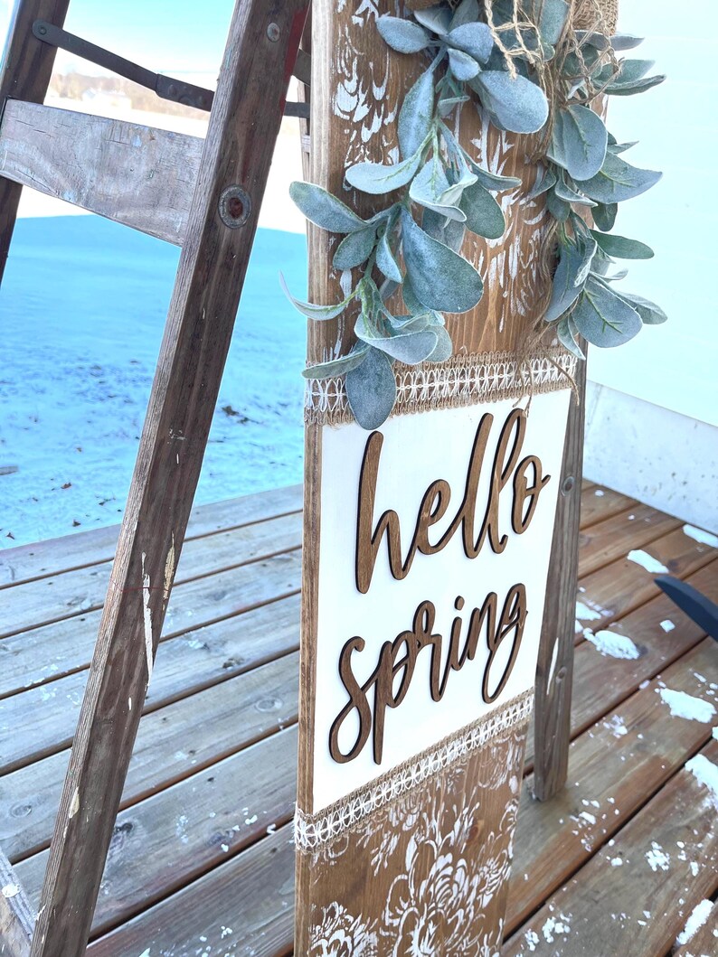 Spring Porch Leaner - Etsy