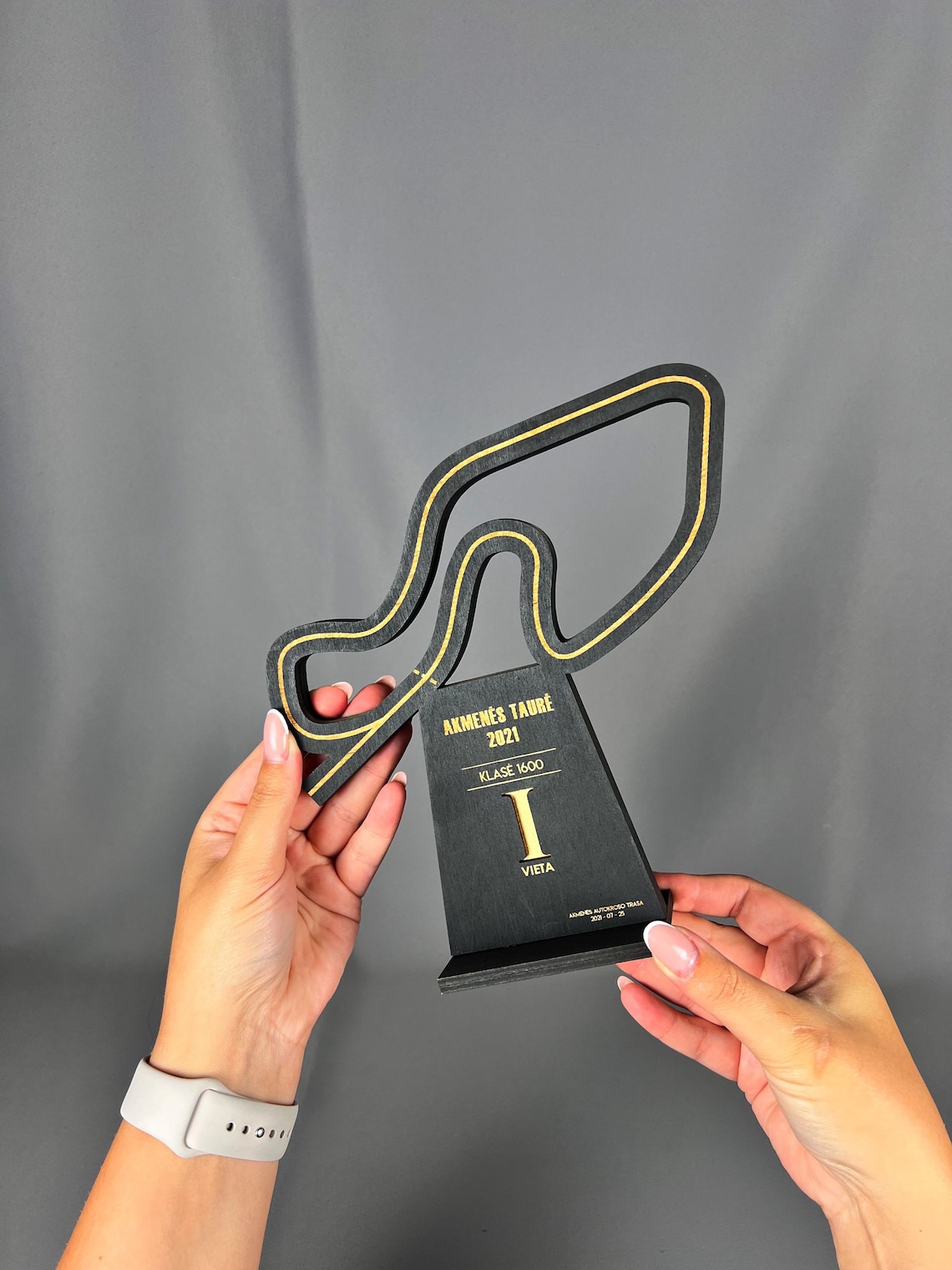 Custom Racing Track Trophy – Your Track Layout Engraved, Personalized ...