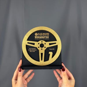 Custom Car Show Trophy: Antique Gold Racing Award, Personalized - Etsy