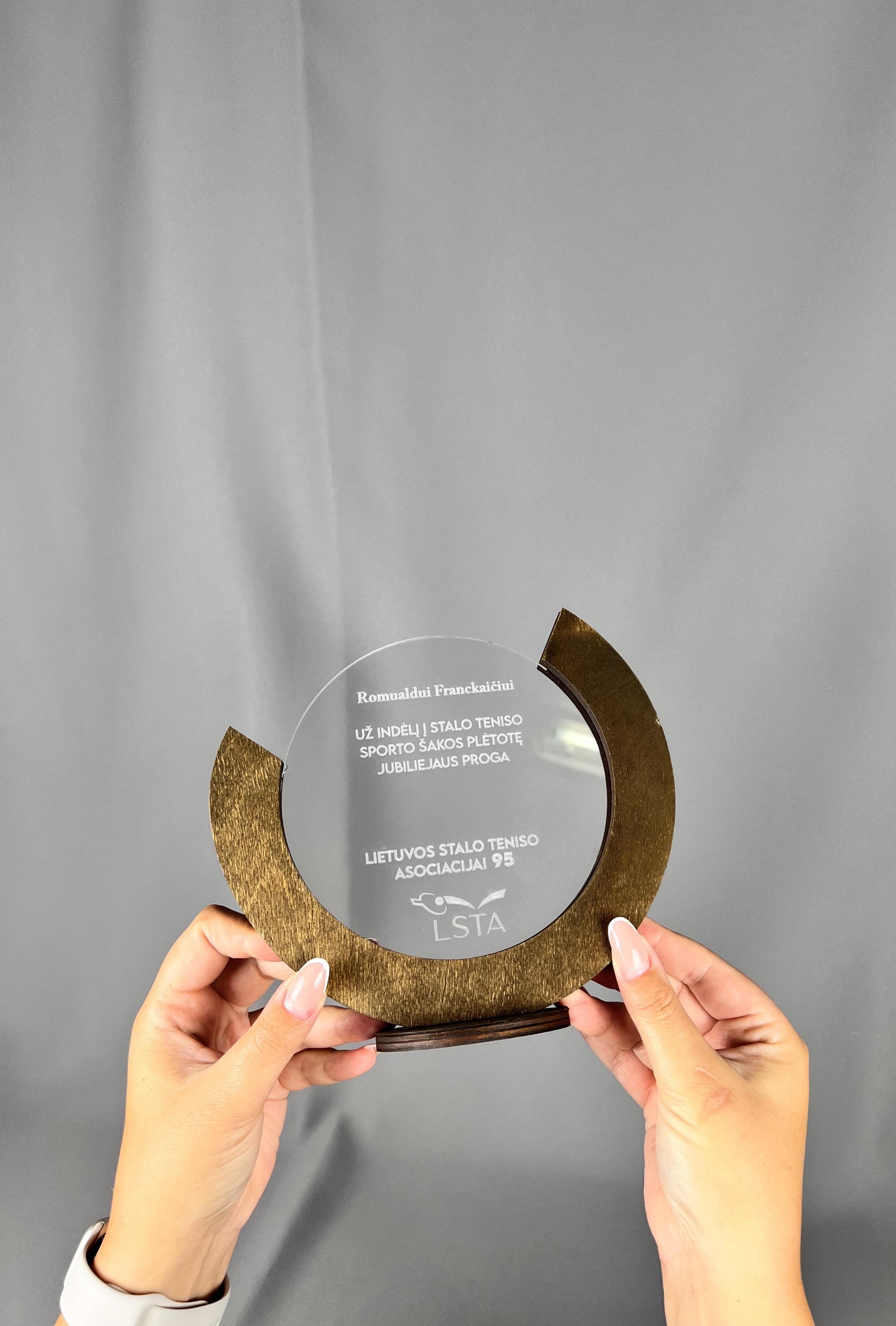 Personalised Wooden Trophy Award Personalised Bespoke Design Custom ...