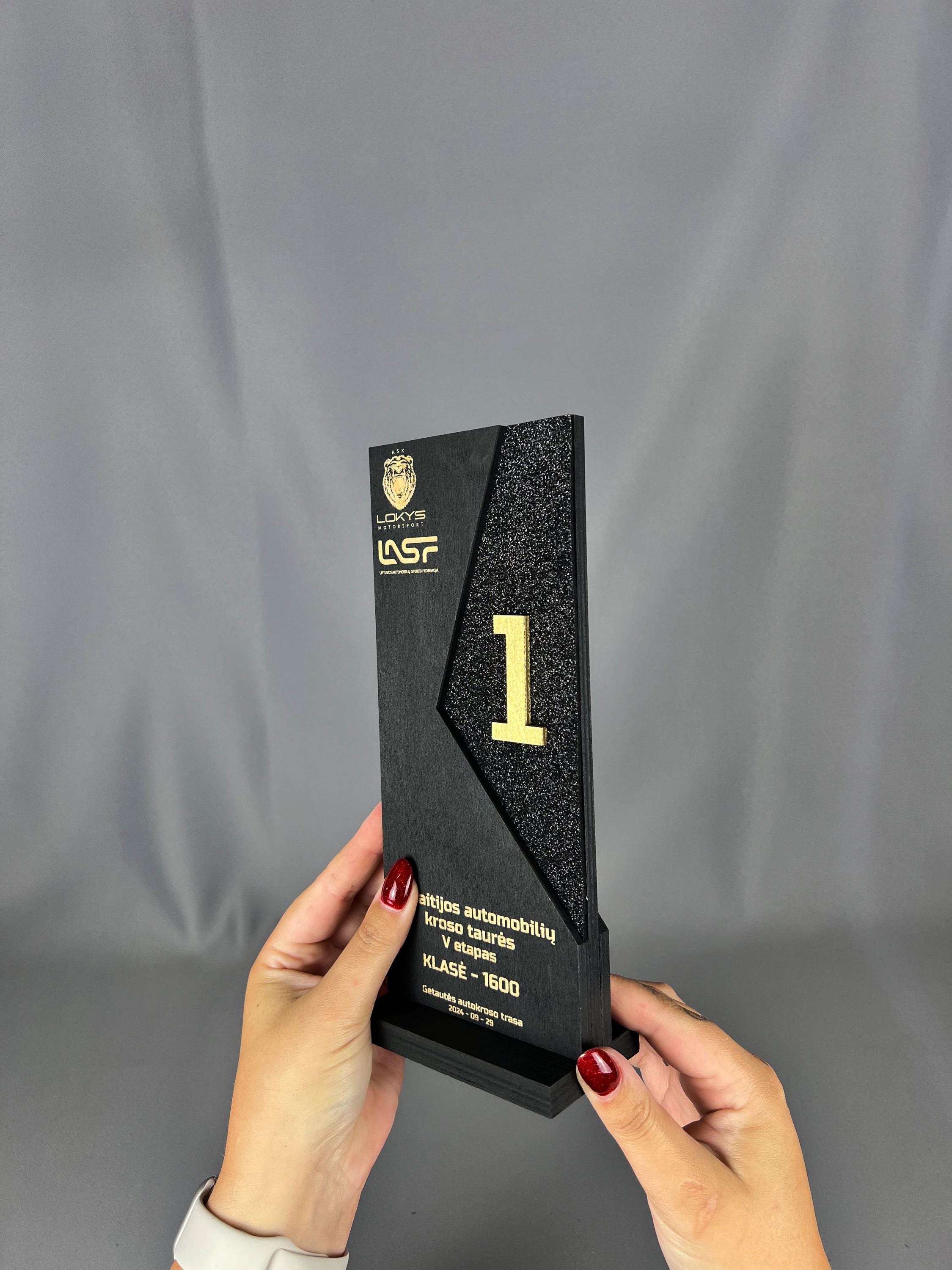 Personalised Wooden Trophy Award Personalised Bespoke Design Custom ...