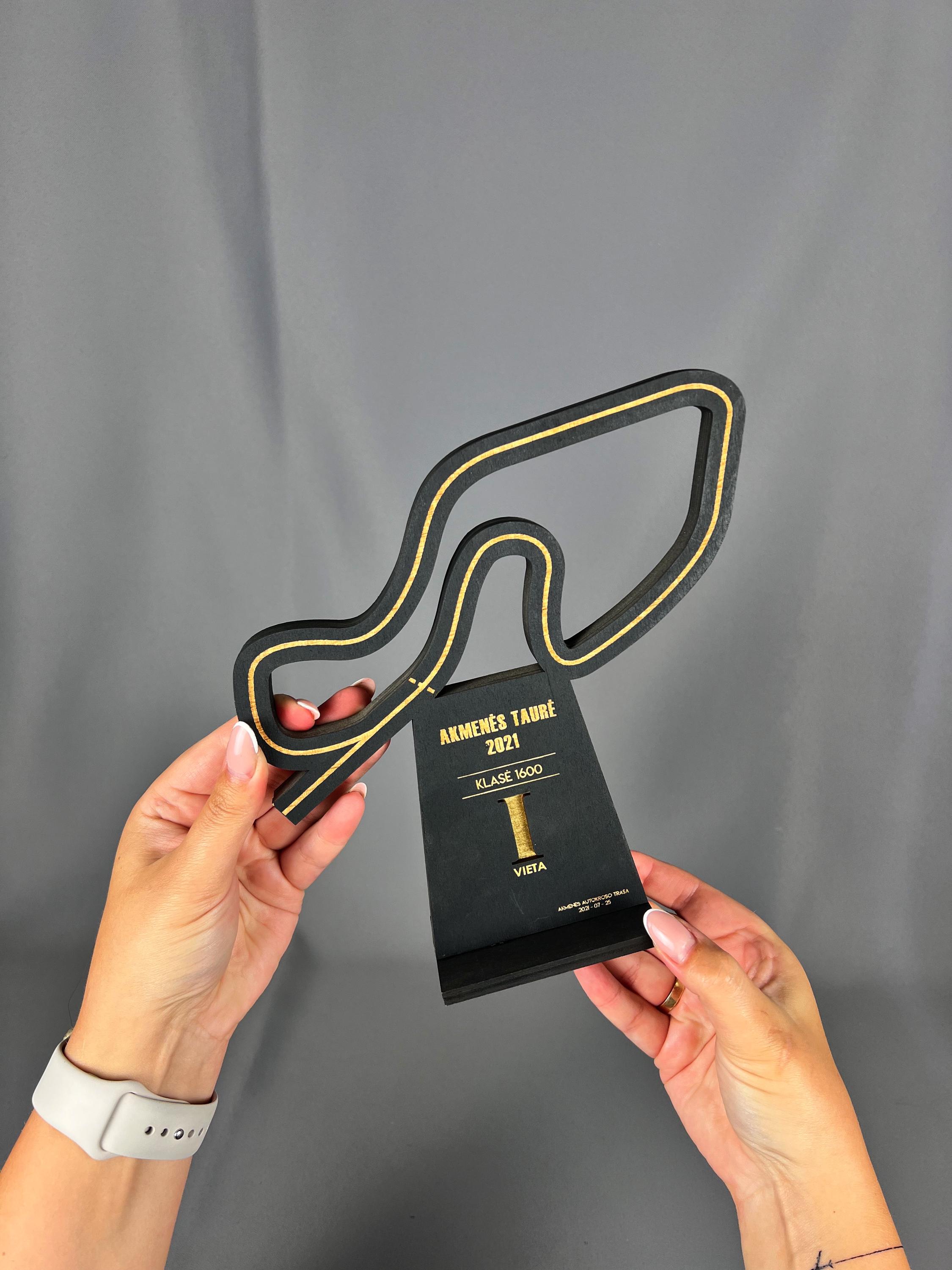 Custom Racing Track Custom Racing Trophy Design for Motorsport Events ...