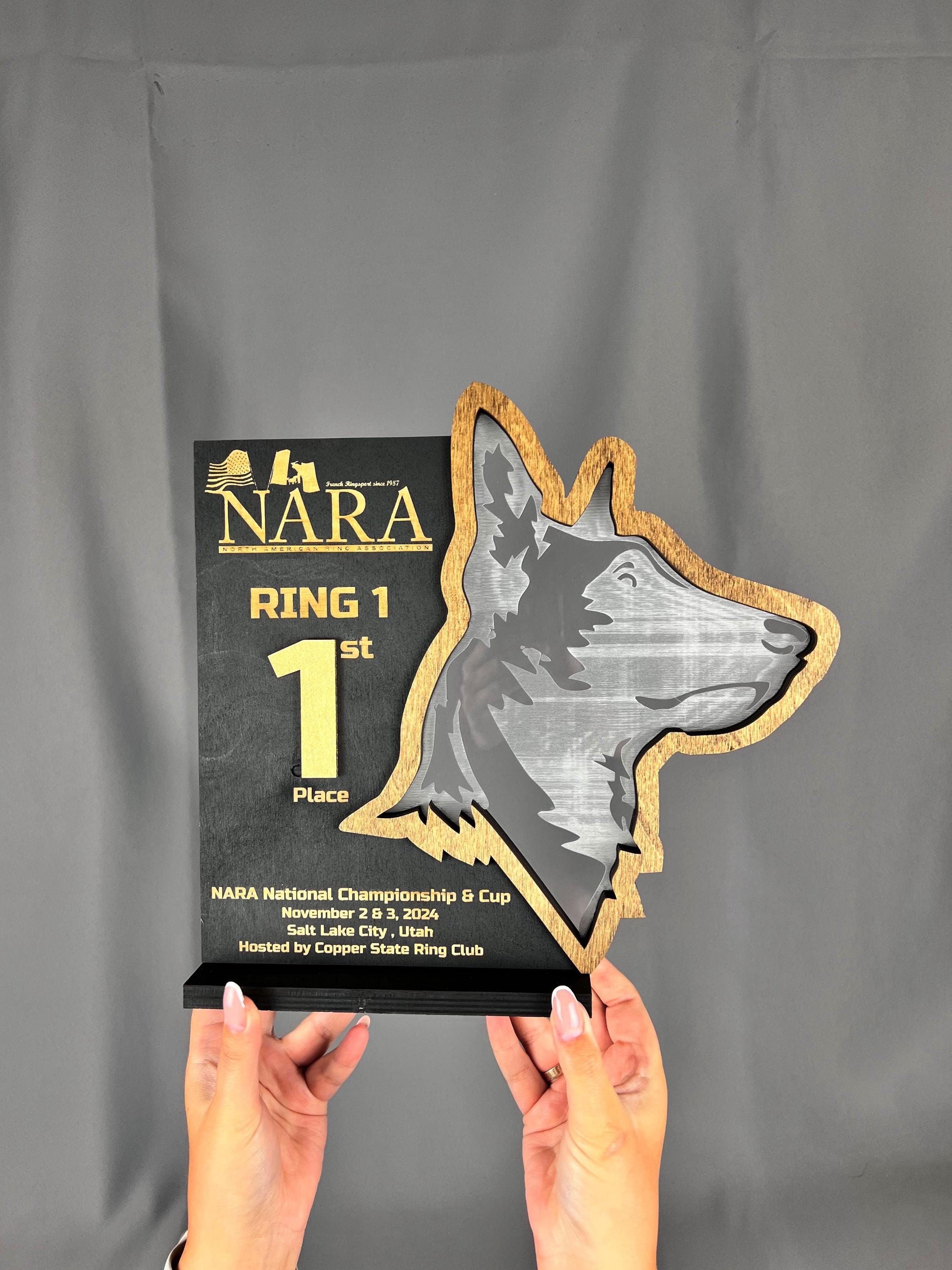 Personalised Wooden Trophy Award Personalised Bespoke Design Custom ...