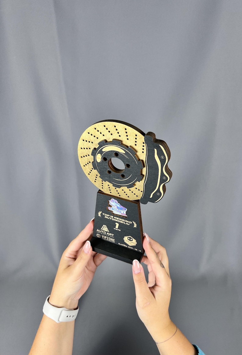 Personalised Wooden Trophy Award Personalised Bespoke Design Custom ...