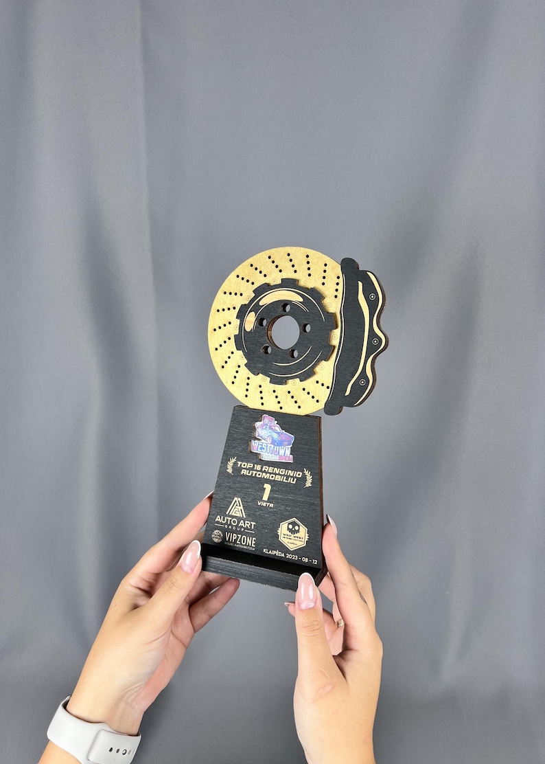 Personalised Wooden Trophy Award Personalised Bespoke Design Custom ...