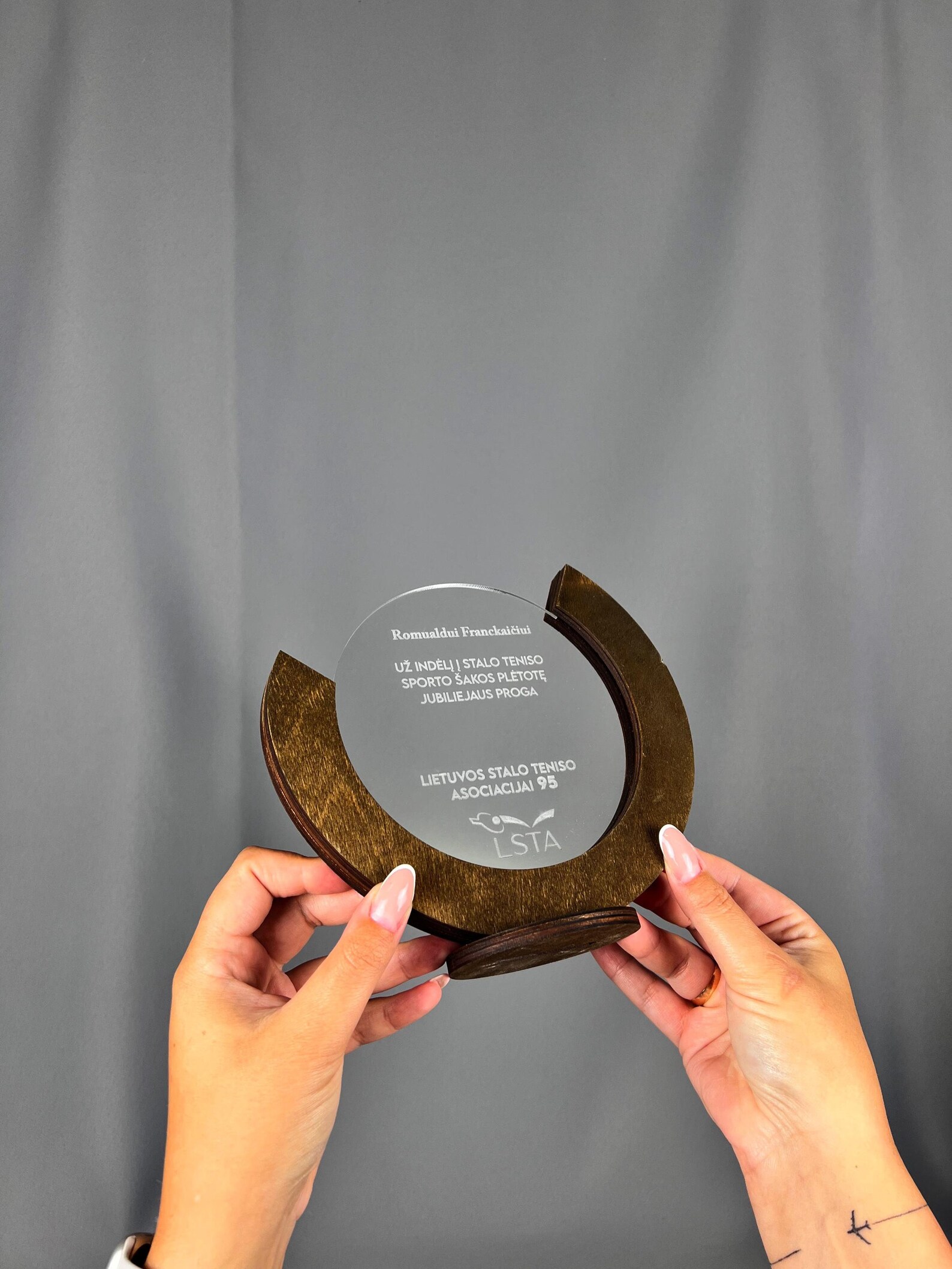 Personalised Wooden Trophy Award Personalised Bespoke Design Custom ...