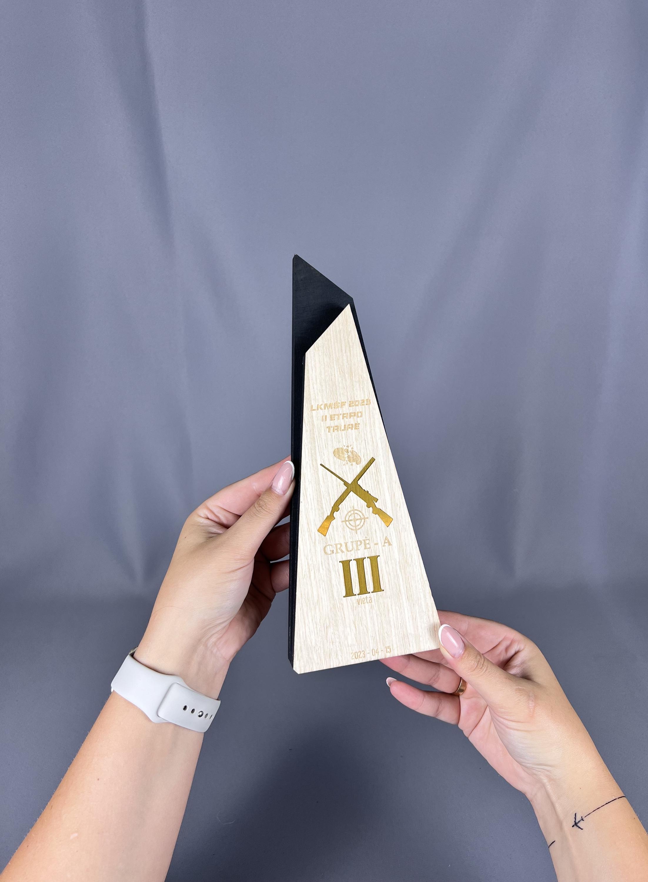 Handmade Clay Shooting Wood Trophy - Customizable Award - Etsy