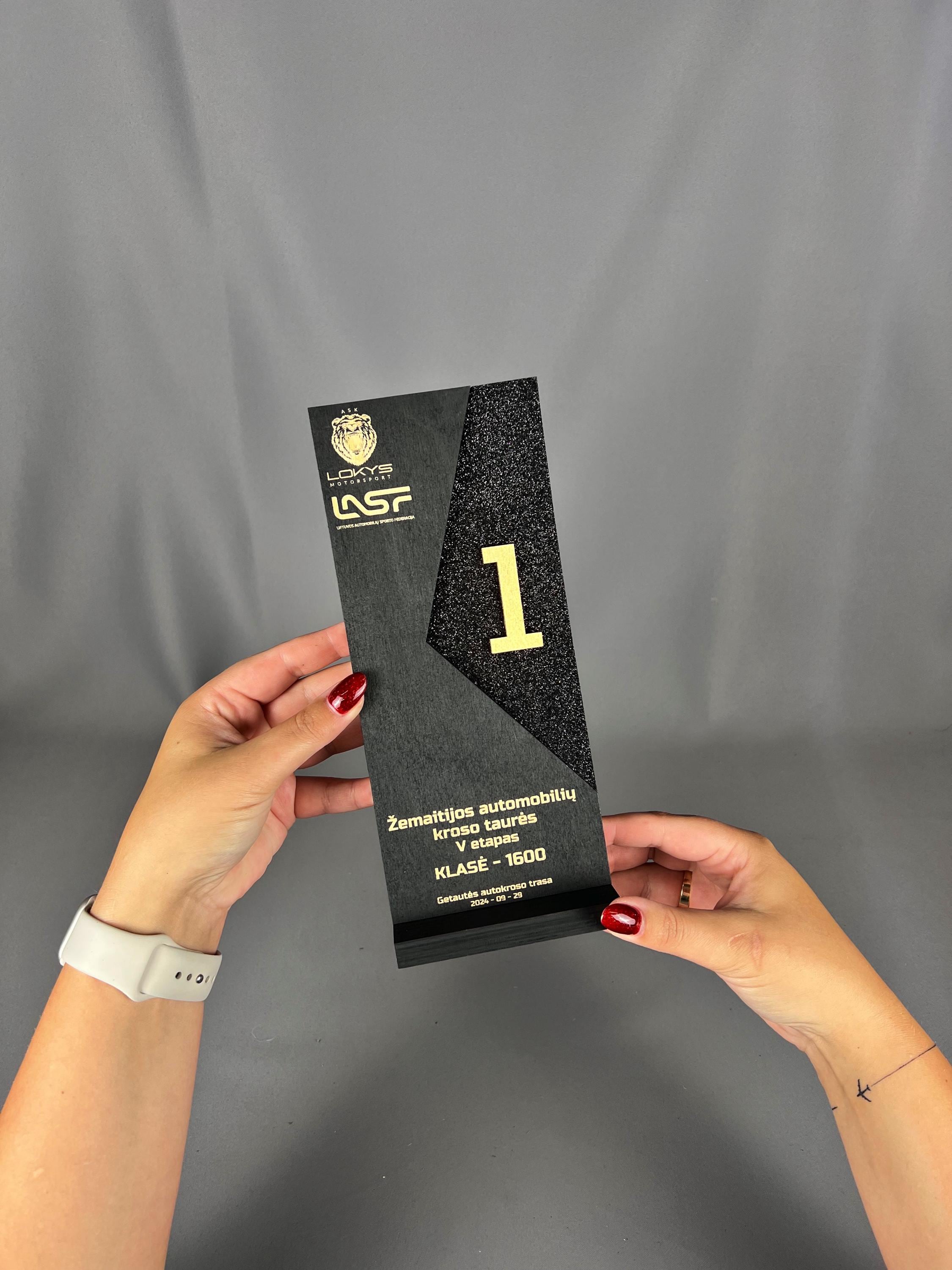 Personalised Wooden Trophy Award Personalised Bespoke Design Custom ...