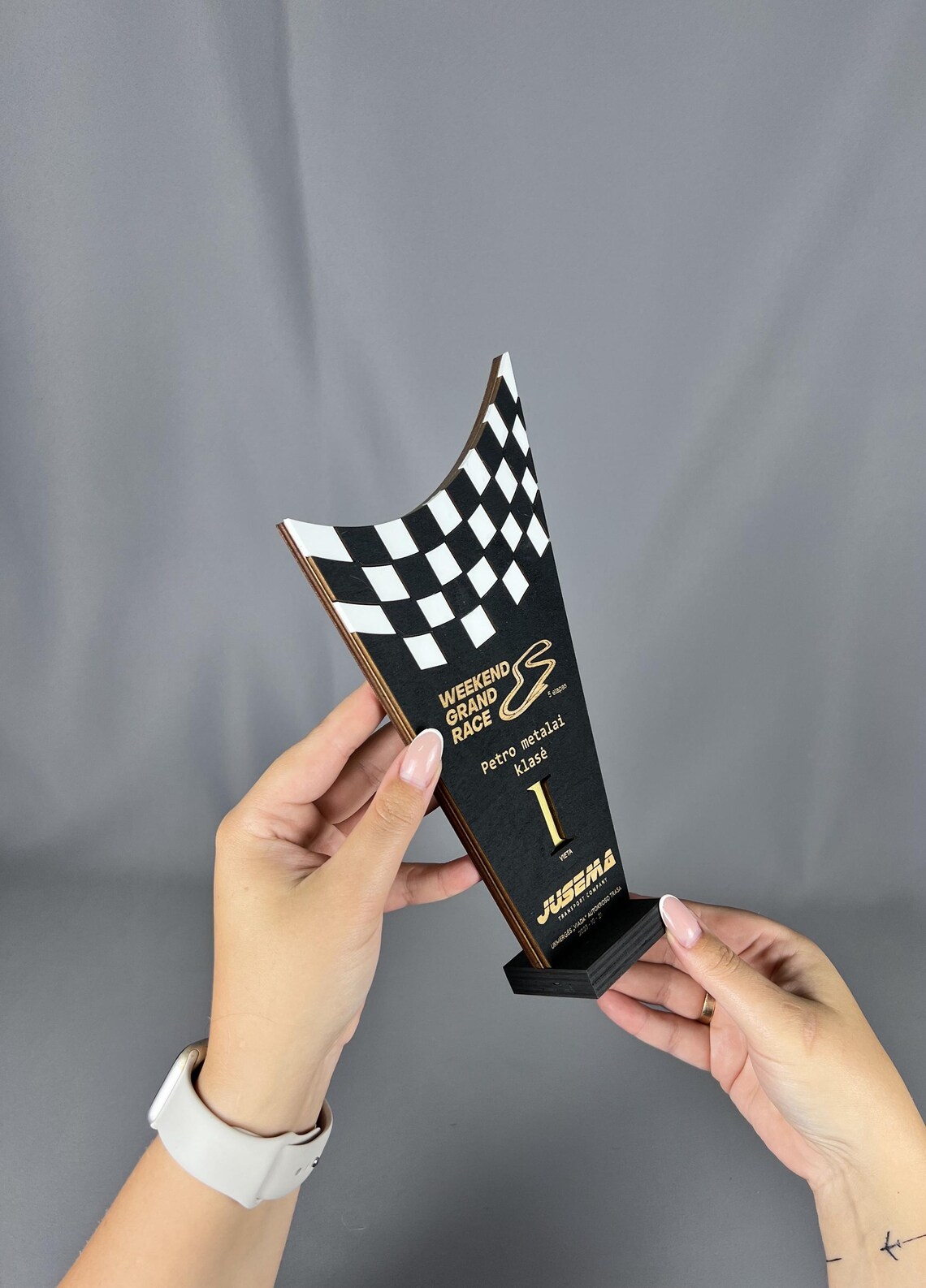 Car Show Trophy Checkered Flag Racing Trophy Race Flag Trophy Best Time ...