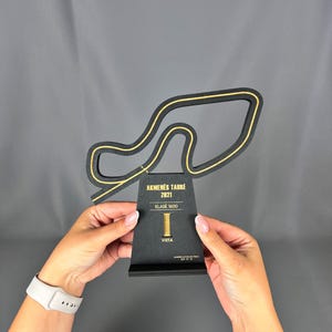 Custom Racing Track Custom Racing Trophy Design for Motorsport Events ...