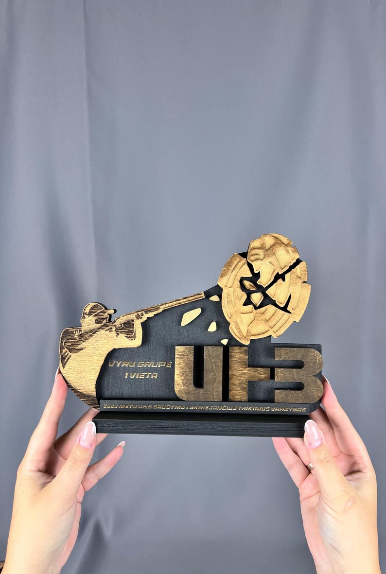 Personalized Clay Pigeon Trophy – Custom Shooting Award, Wooden Hunting ...
