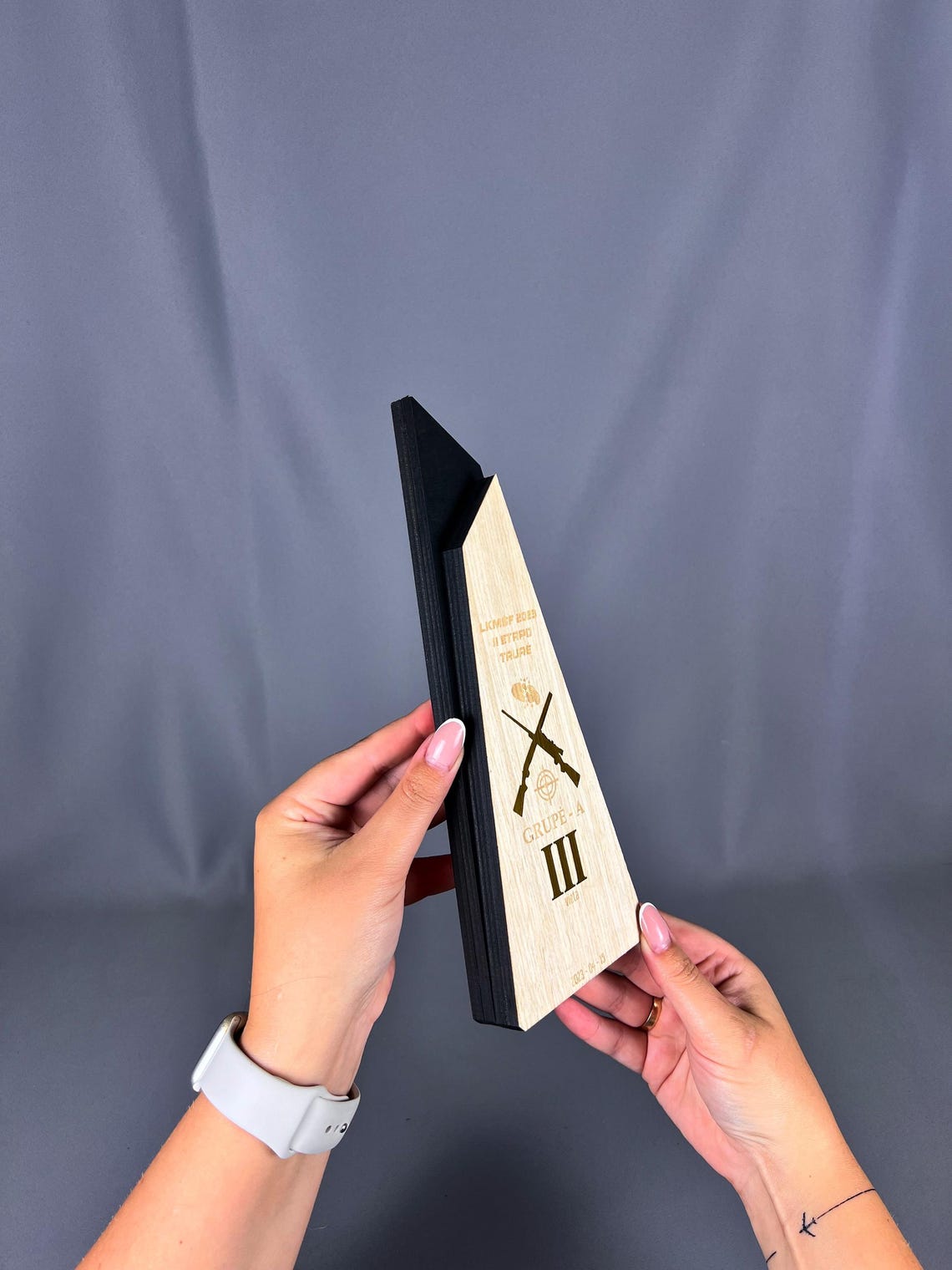 Handmade Clay Shooting Wood Trophy - Customizable Award - Etsy