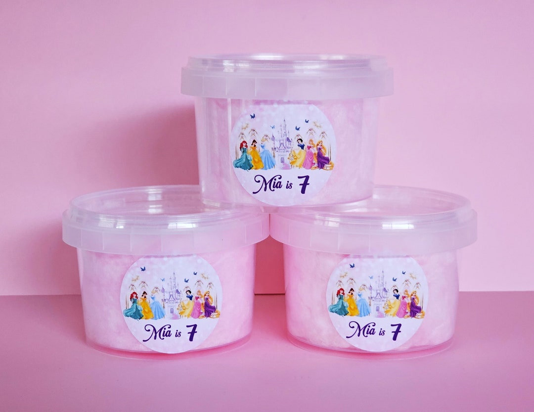 DISNEY PRINCESS THEME Fairy Floss cotton Candy Party Favour ...