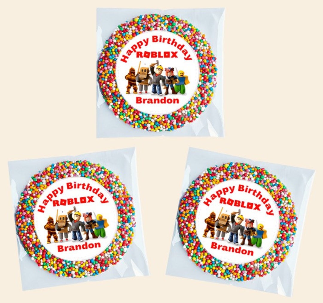 Giant Freckles speckles ROBLOX BIRTHDAY THEME Personalized With ...