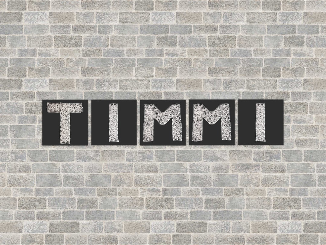 15 Große String-kunst-buchstaben, Anpassbare Xxl-zeichen, Wort, Name ...