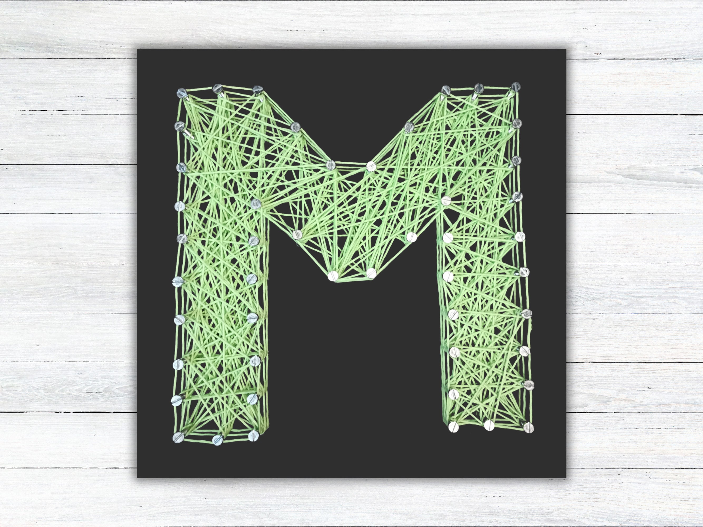 8 Große String Art Buchstaben, Anpassbare XXL Schilder, Wort, Name ...