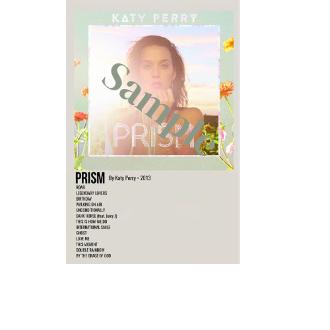 Katy Perry Prism Album Cover - Etsy