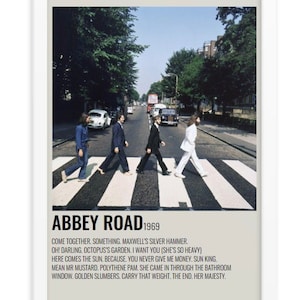 The Beatles Abbey Road Album Cover - Etsy Australia