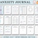 Anxiety Journal Printable, Self-care Workbook for Anxiety, Mental ...