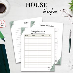 The Ultimate House Tracker , Printable Tracker, Digital Download, US ...