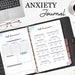 Anxiety Journal Printable, Self-care Workbook for Anxiety, Mental ...