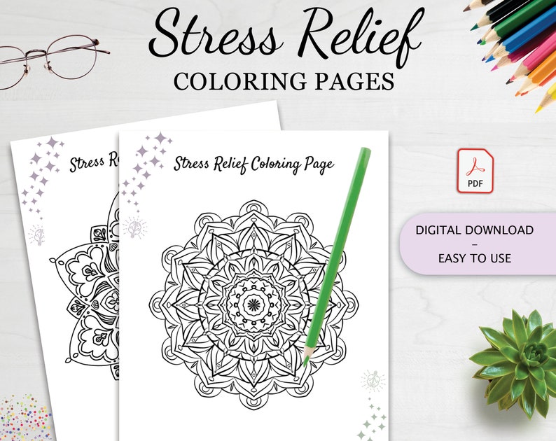 Mental Health Mindfulness Printable Journal, Guided Therapy, Stress ...