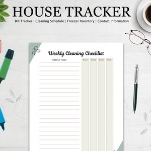 The Ultimate House Tracker , Printable Tracker, Digital Download, US ...