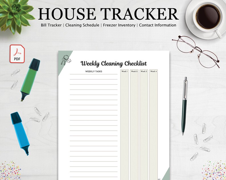 The Ultimate House Tracker , Printable Tracker, Digital Download, US ...