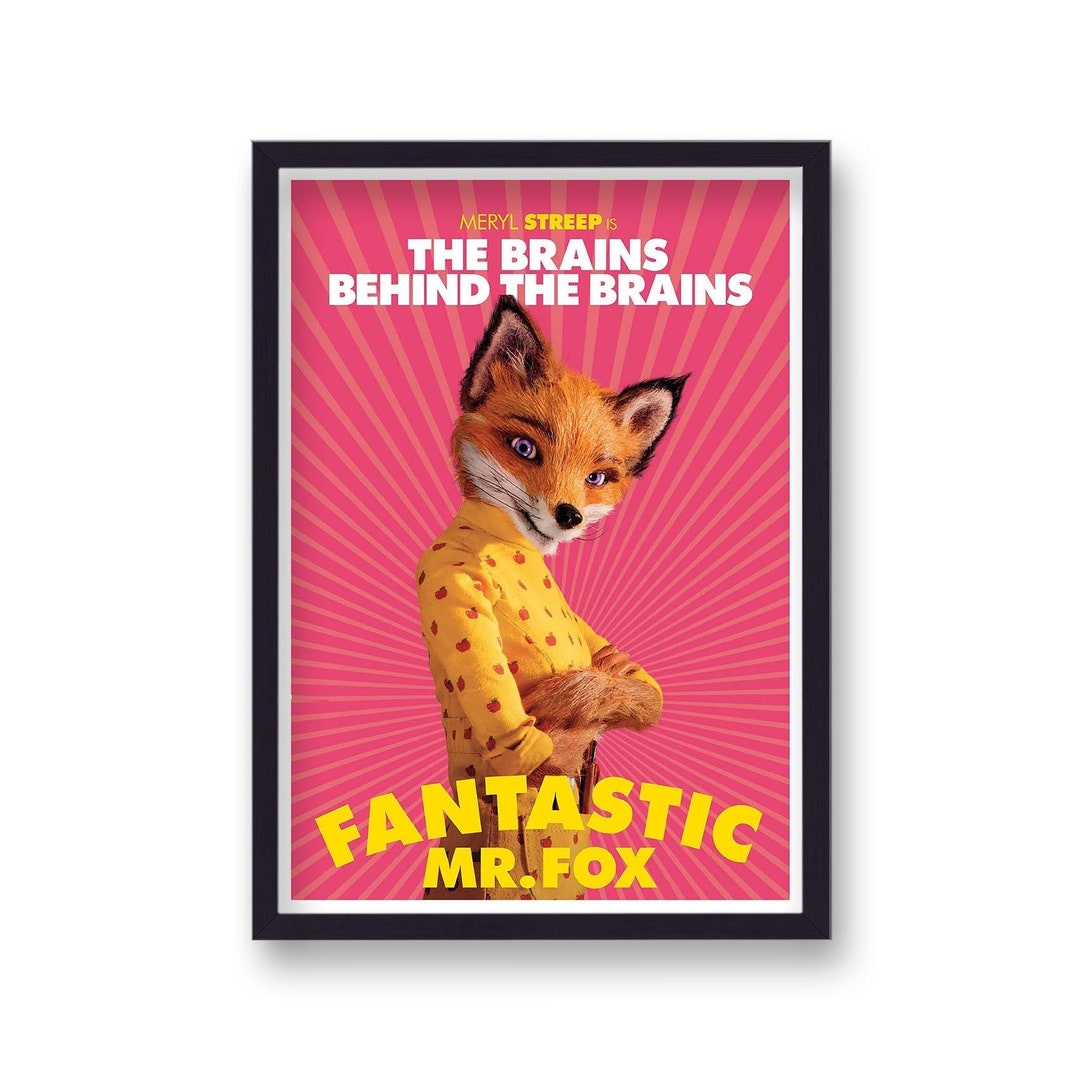 Fantastic Mr Fox Mrs Felicity Fox Vintage Movie Print - Etsy