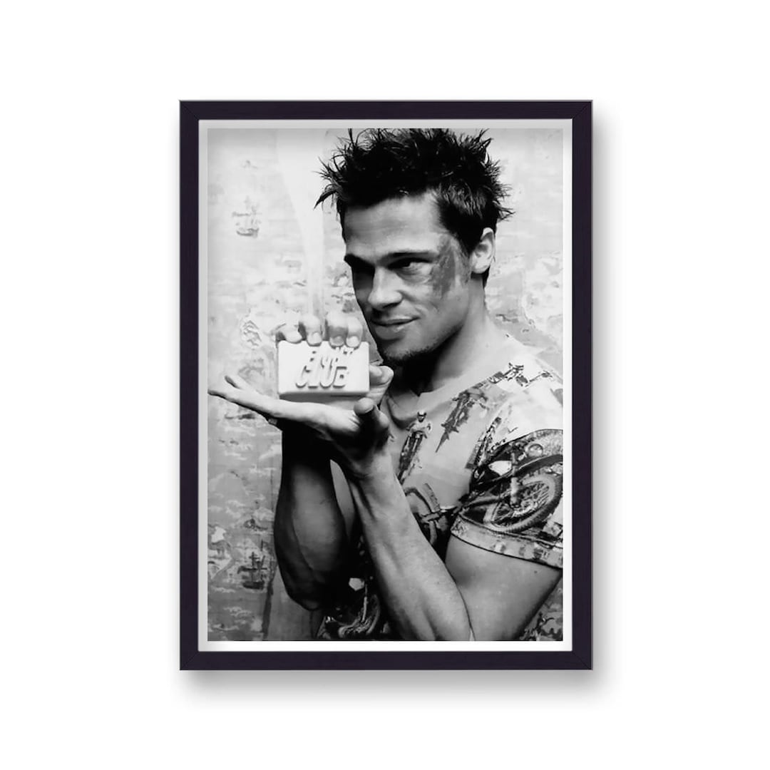 Fight Club Tyler Durden Publicity Shot Print - Etsy