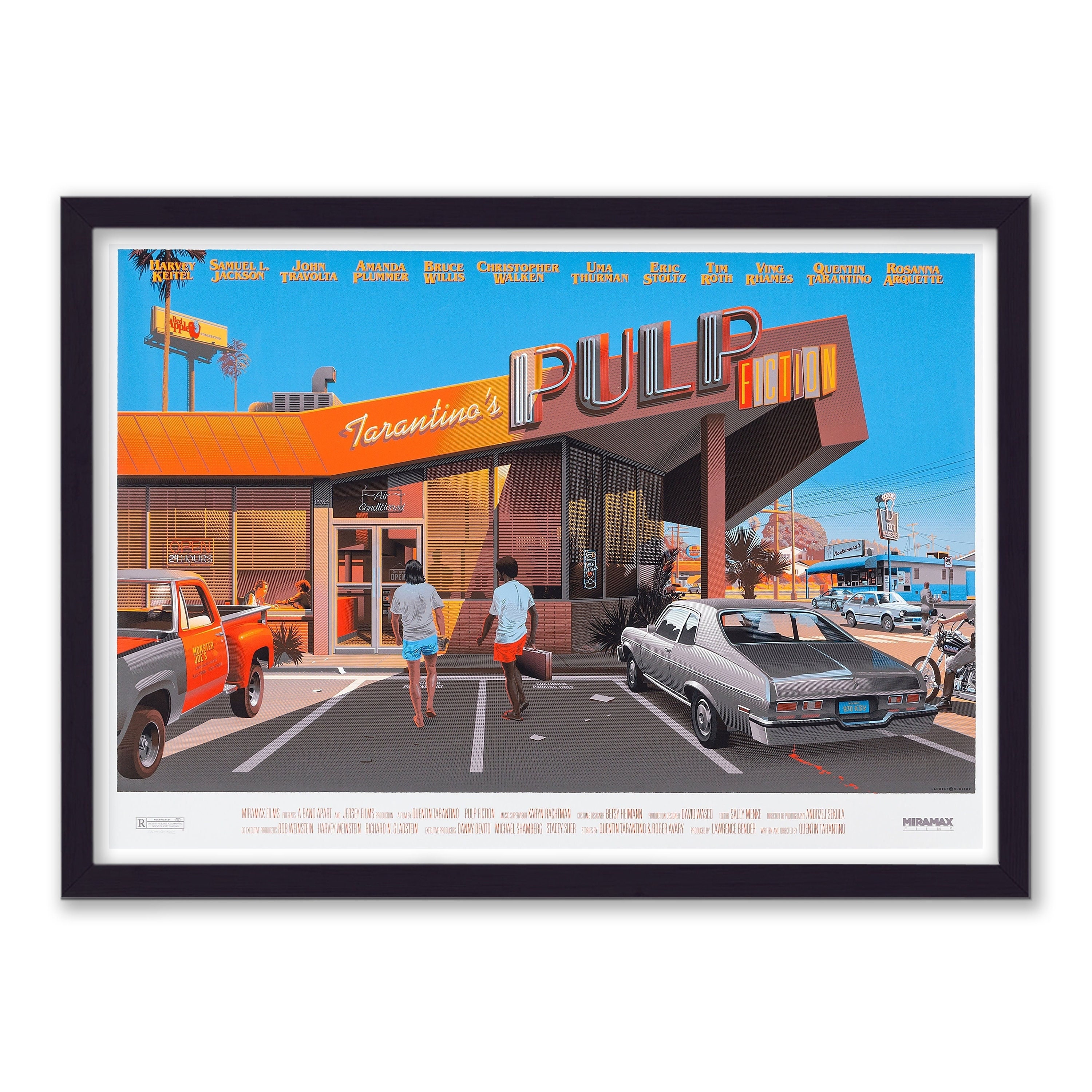 Pulp Fiction Diner Reimagined Movie Poster - Etsy