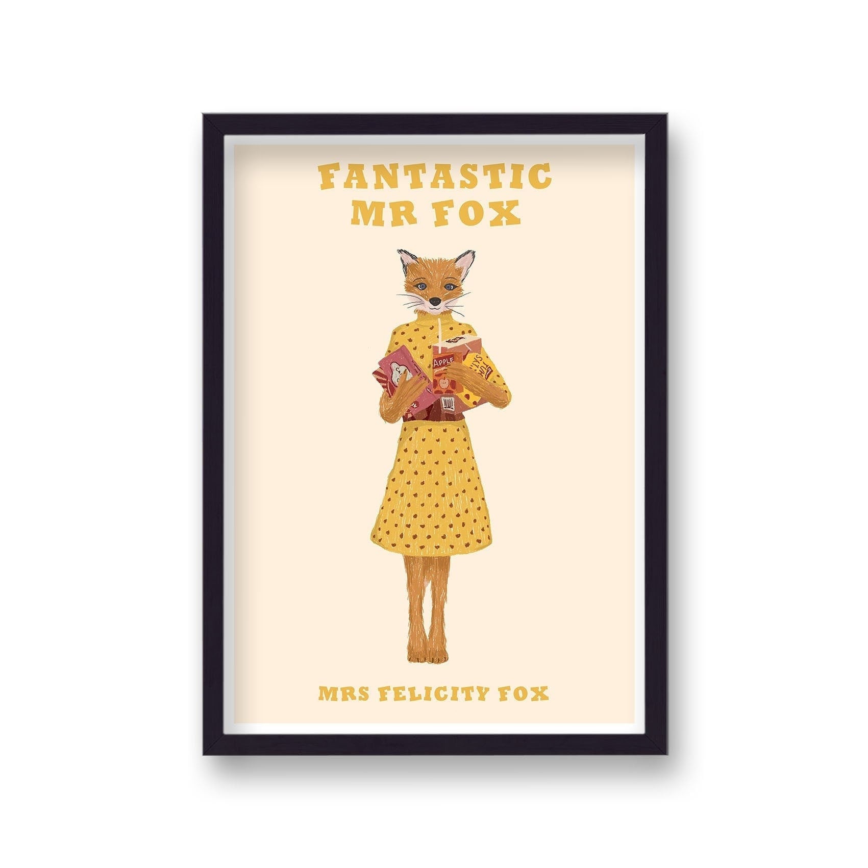 Fantastic Mr Fox Mrs Felicity Fox Art Print - Etsy
