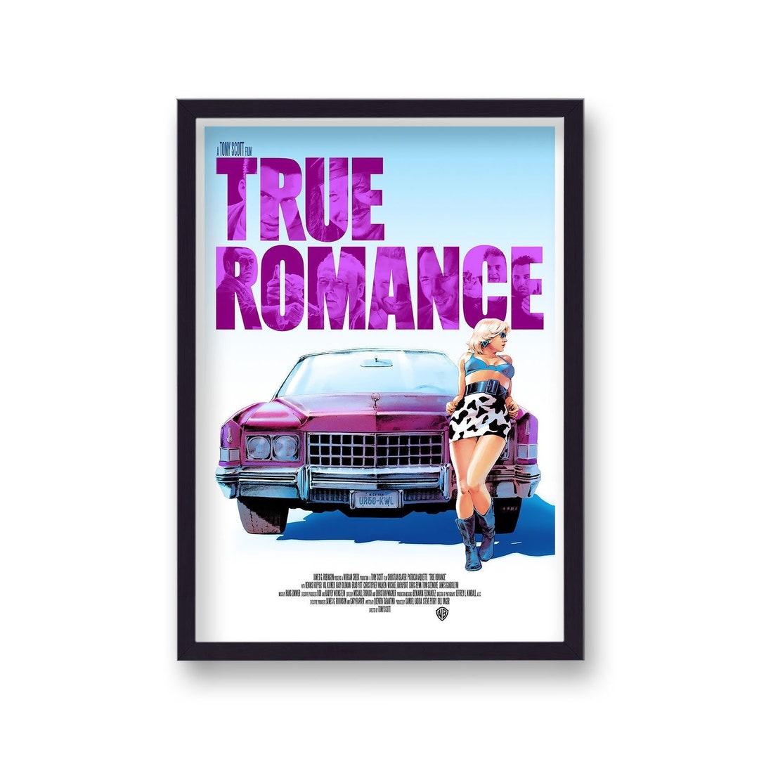 True Romance Alabama Leaning on Car Alternative Movie Poster - Etsy