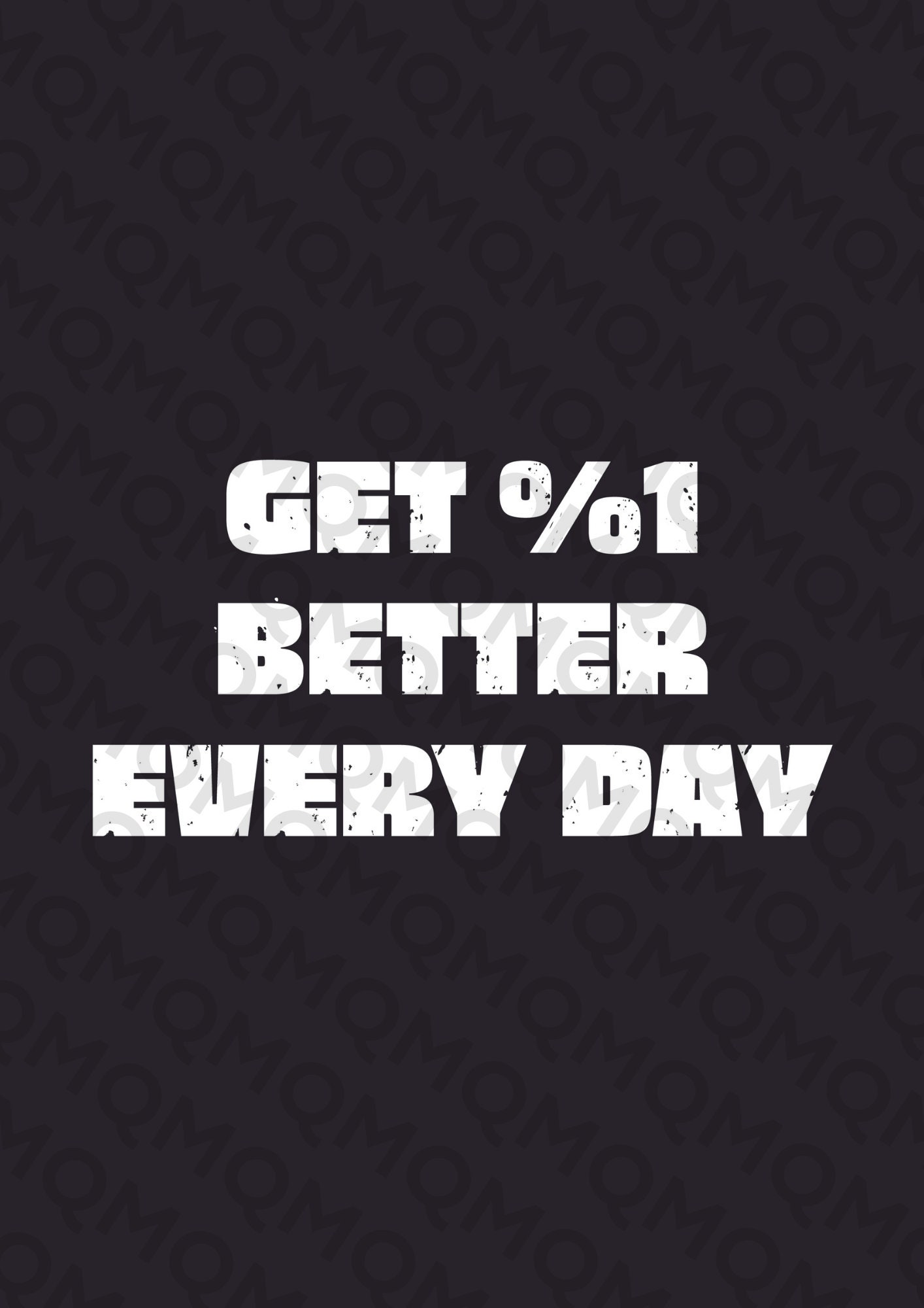 Get %1 Better Every Day Print, Motivational Message, Encouraging Posters, Entrepreneur Wall Art ...
