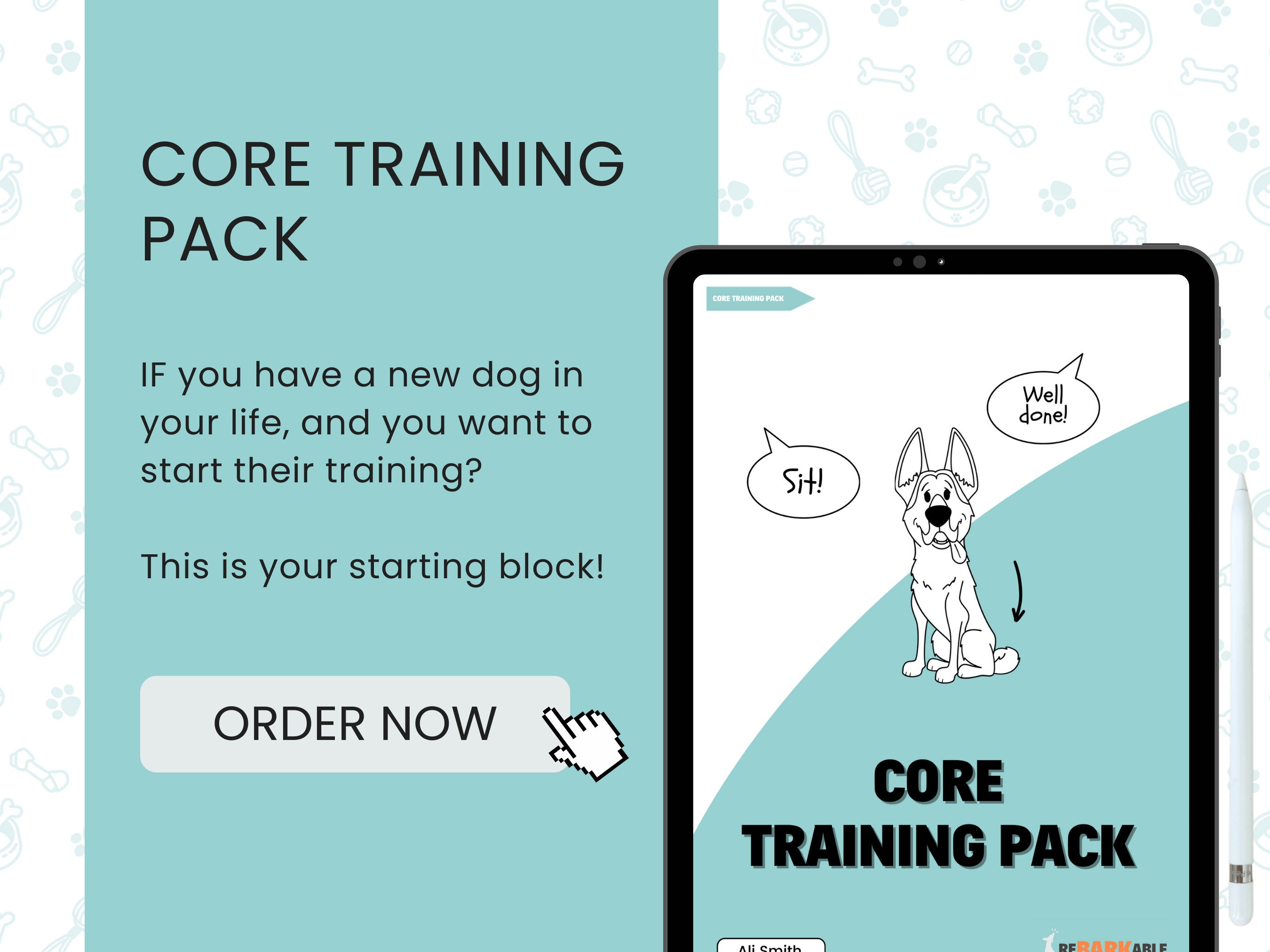 Core Training Pack for Dogs Illustrated Guides by Pro Trainer for ...
