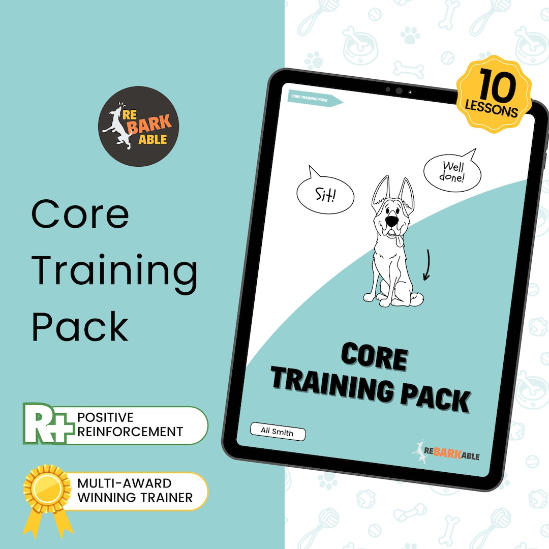 Core Training Pack for Dogs - Illustrated Guides by Pro Trainer for ...